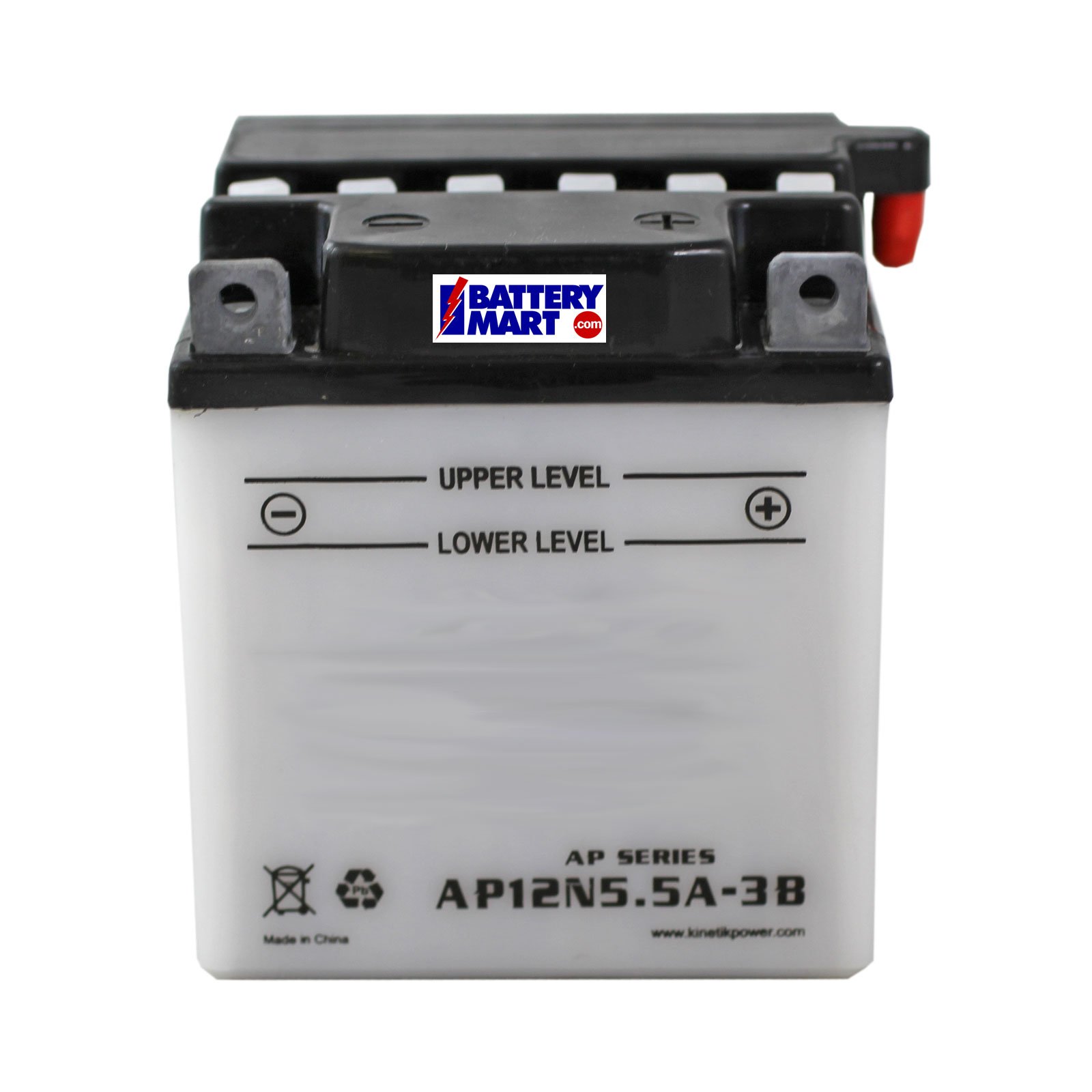 12N5-5A-3B Dry Charge Battery: Acid Required: BatteryMart.com
