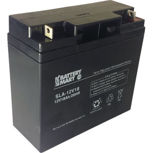 12 Volt 18 Ah Sealed Lead Acid Rechargeable Battery