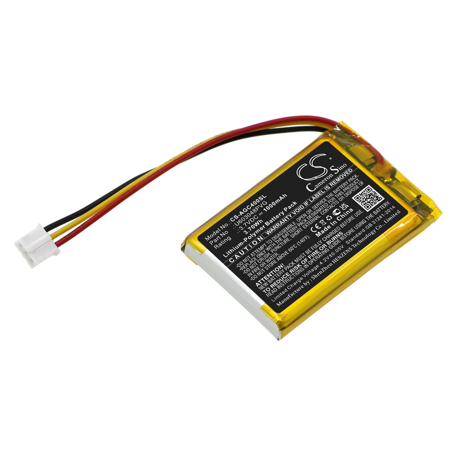 Replacement Astro C40 TR Wireless Controller Battery (3.7V, 1.0Ah, Li ...