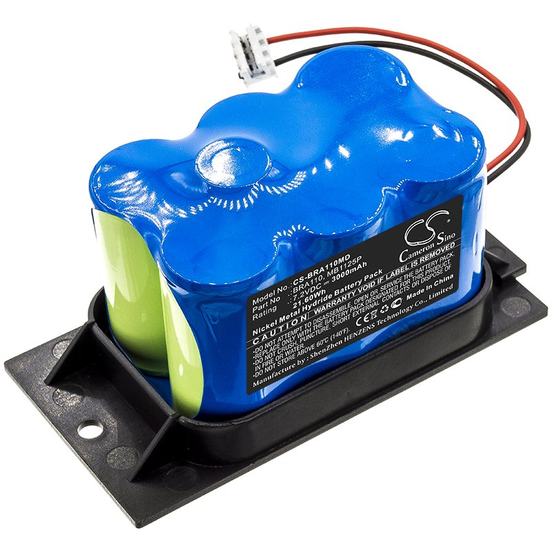 Replacement Braun BRA110, MB1125P Medical Battery (7.2V, 3.0Ah, NiMH ...