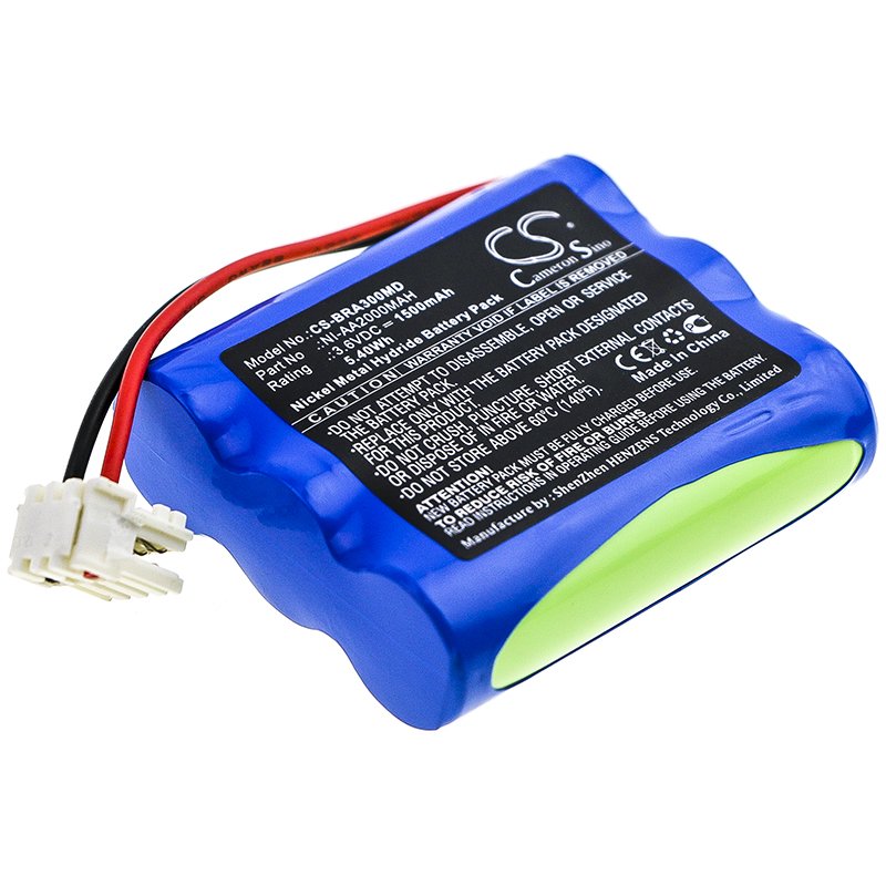 Replacement Braun NI-AA2000MAH Medical Battery (3.6V, 1.5Ah, NiMH ...