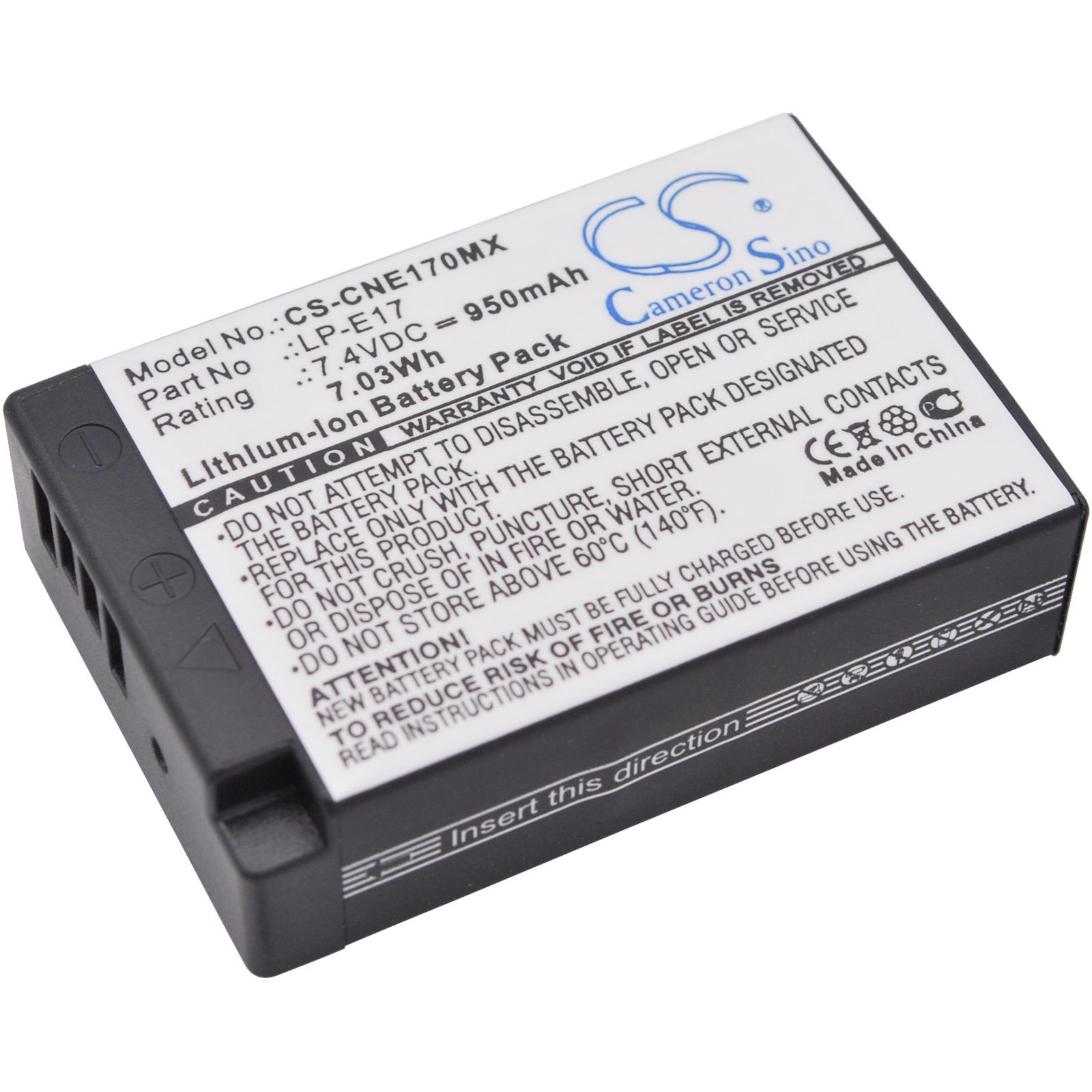 Replacement Canon LP-E17 Camera Battery | Battery Mart