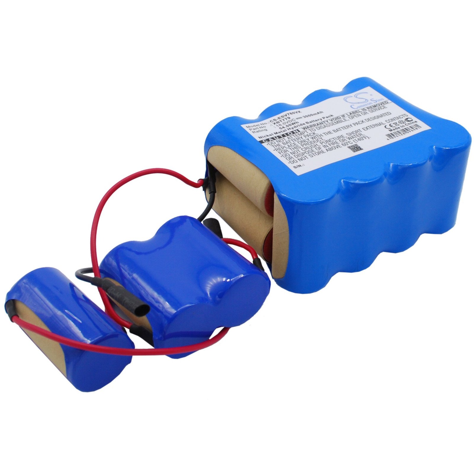 Replacement Shark XBT779 Vacuum Battery (18V, 3.0Ah, NiMH) | Battery Mart