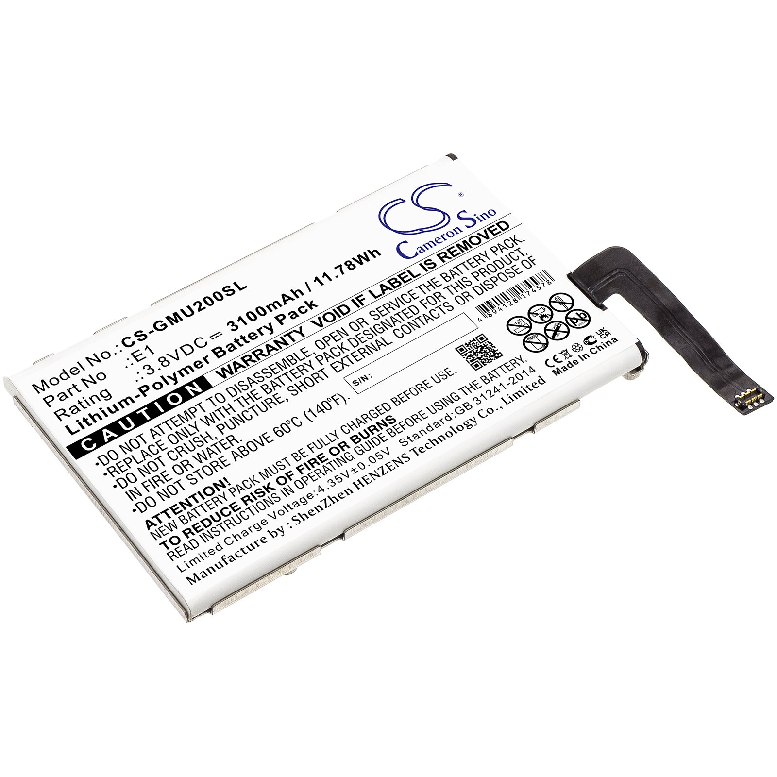 Replacement GlocalMe Hotspot Battery (3.8V, 3.1Ah, Li-Poly) | Battery Mart