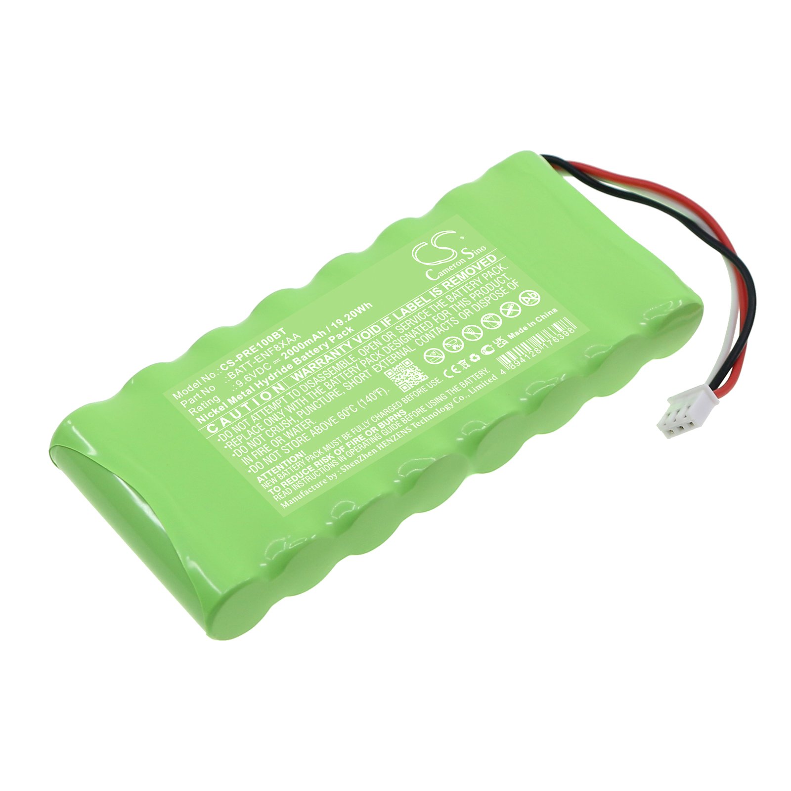 Replacement Pyronix Alarm System Battery (9.6V, 2.0Ah, NiMH) | Battery Mart