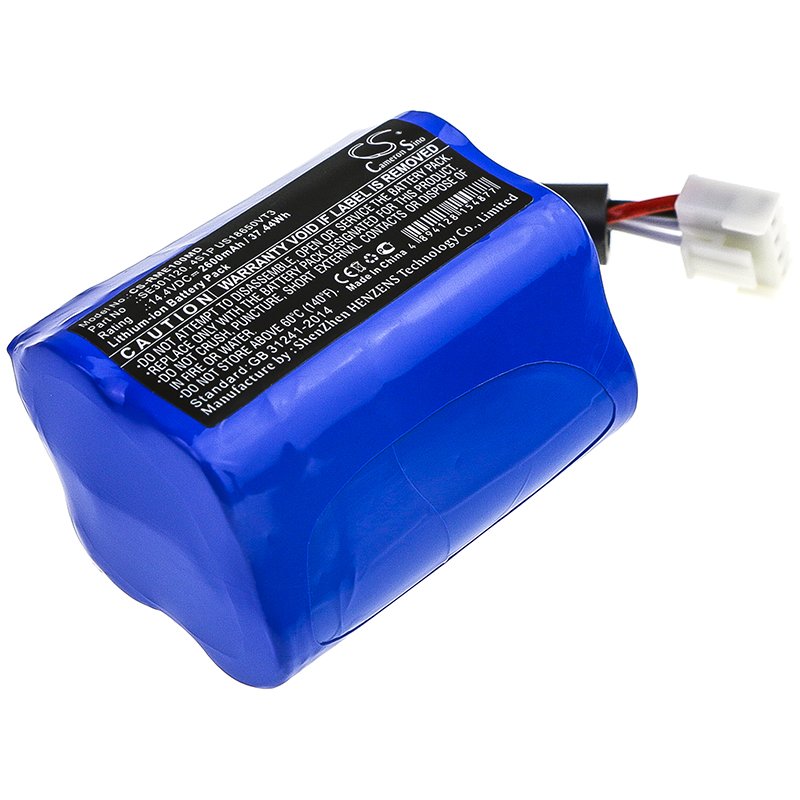 Replacement ResMed 4S1P US18650VT3, SE301120 Medical Battery (14.4V, 2 ...
