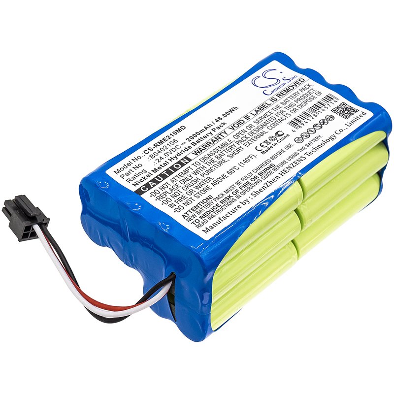 Replacement ResMed B0402106 Medical Battery (24V, 2.0Ah, NiMH ...