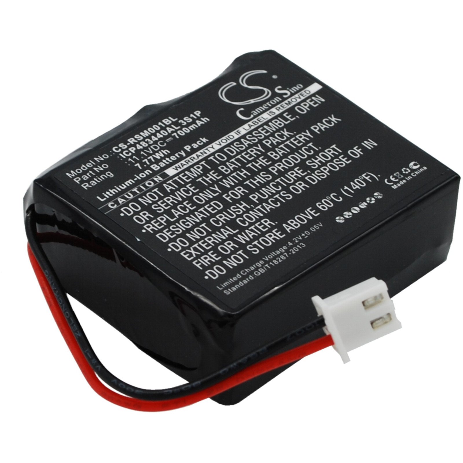 Replacement Ratiotec Soldi Smart Counterfeit Note Detector Battery ...