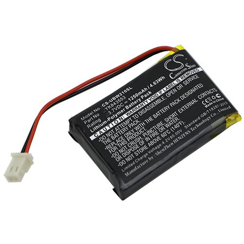 Replacement Uniden YK843553 Baby Monitor Battery (3.7V, 1.3Ah, Li-Poly ...