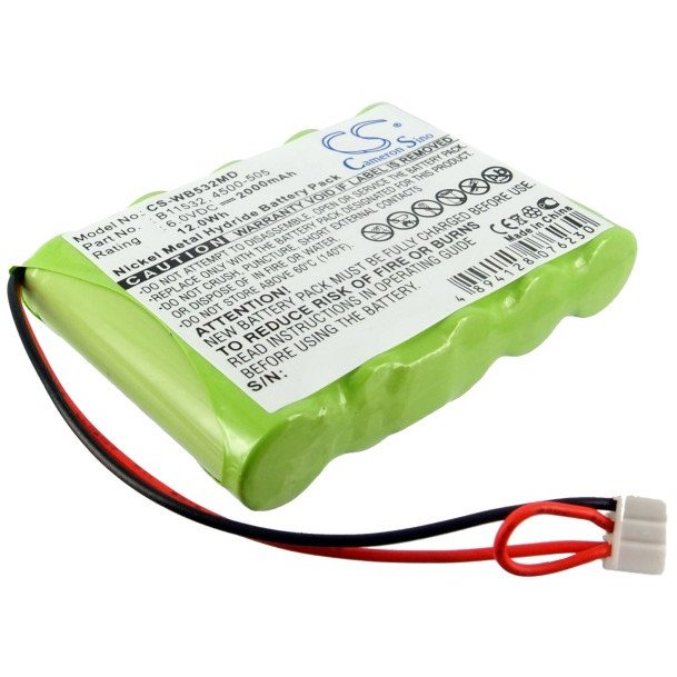 Replacement Welch Allyn 4500-505, B11532 Medical Battery (6V, 2.0Ah ...