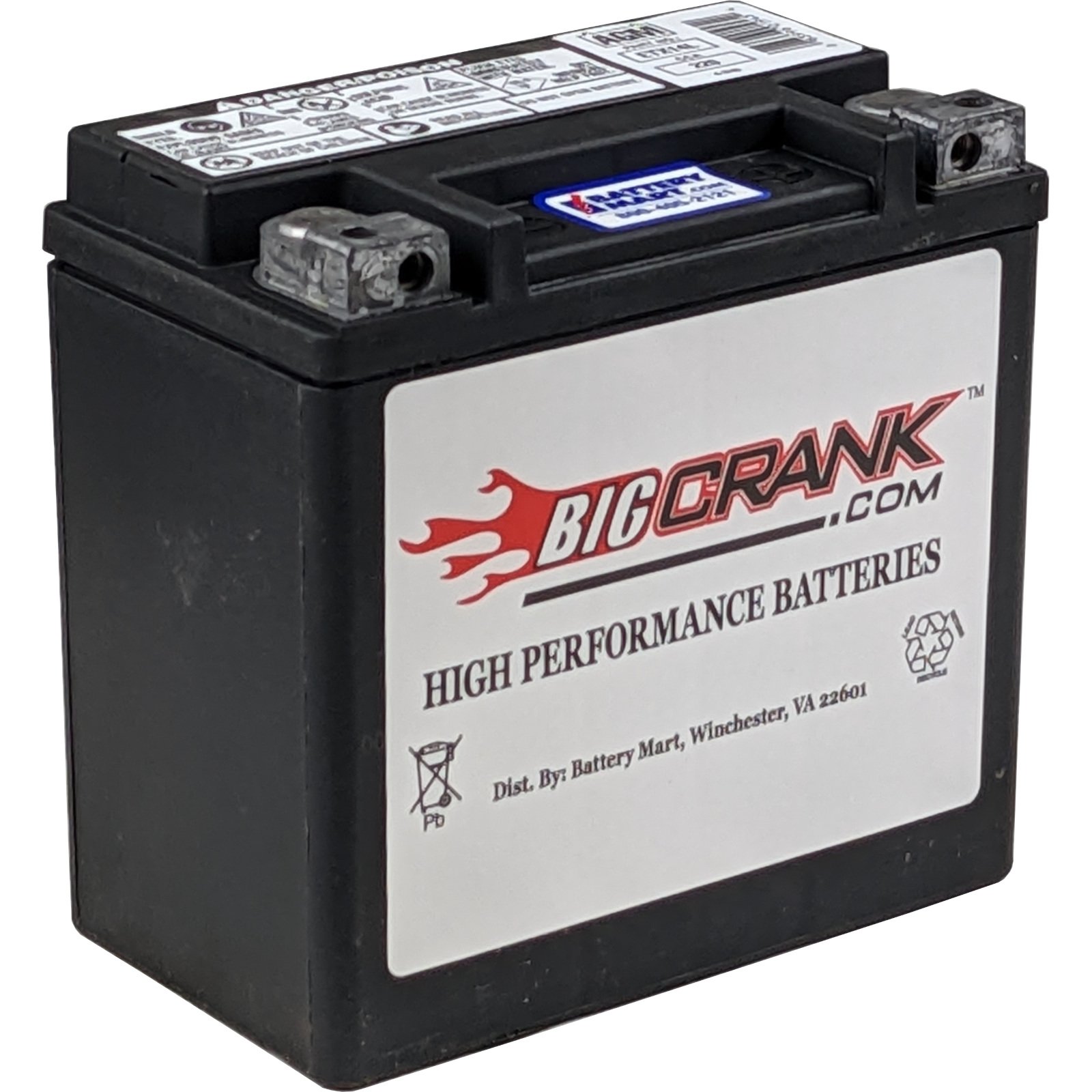 USA-Made Big Crank™ ETX14L Battery - Free Shipping | Battery Mart