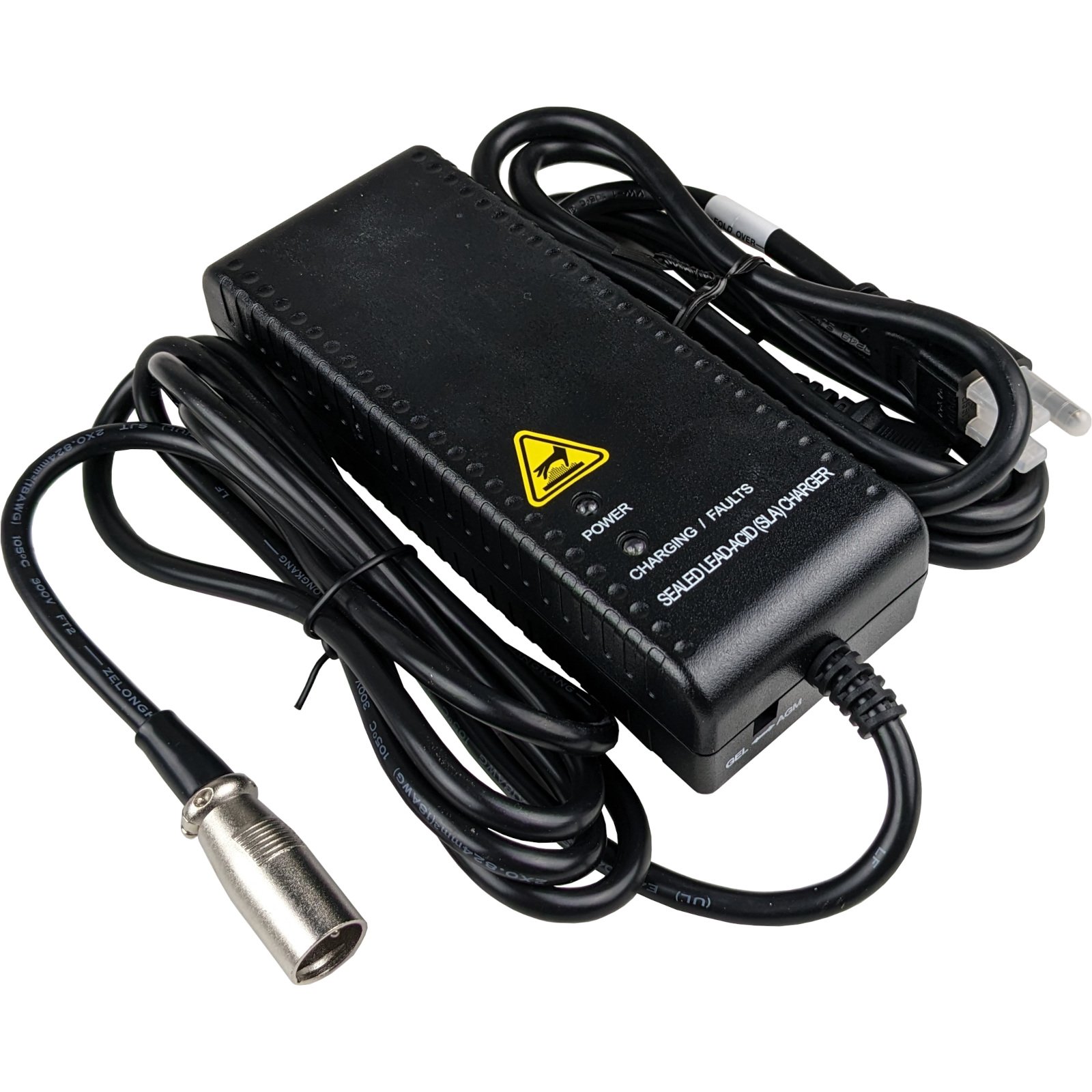 3-Stage Switch Mode SLA/GEL Charger: 24 Volt, 3.5 Amp with XLR ...