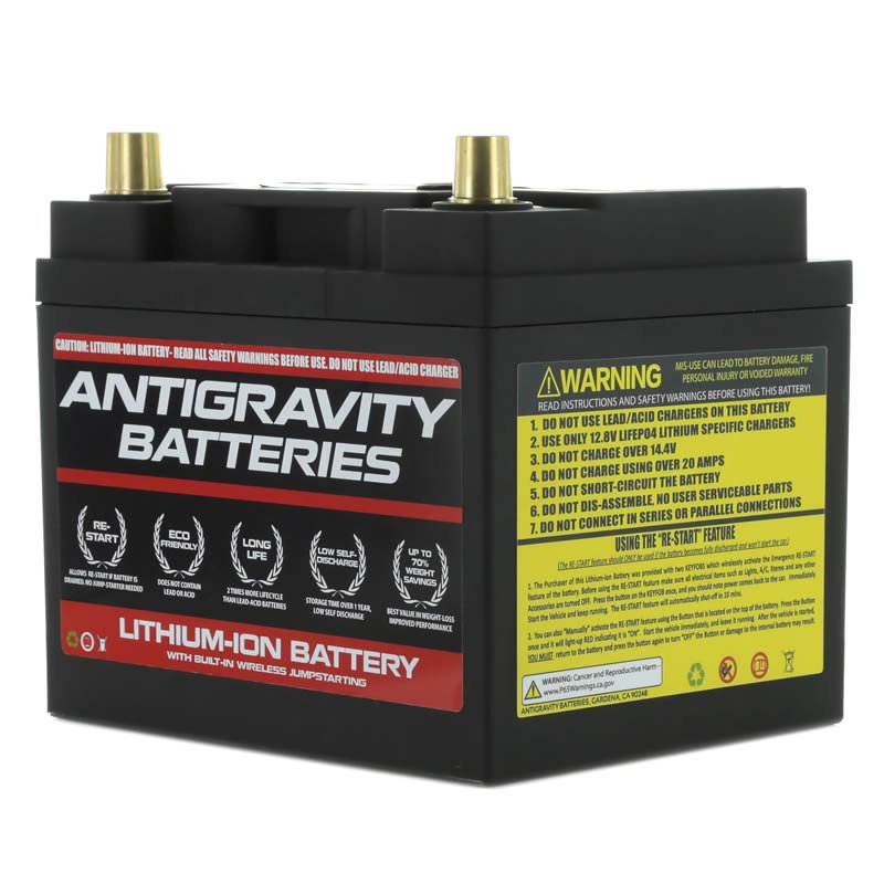Antigravity Group 26 Lithium Car & UTV Battery (20Ah) - Free Shipping ...