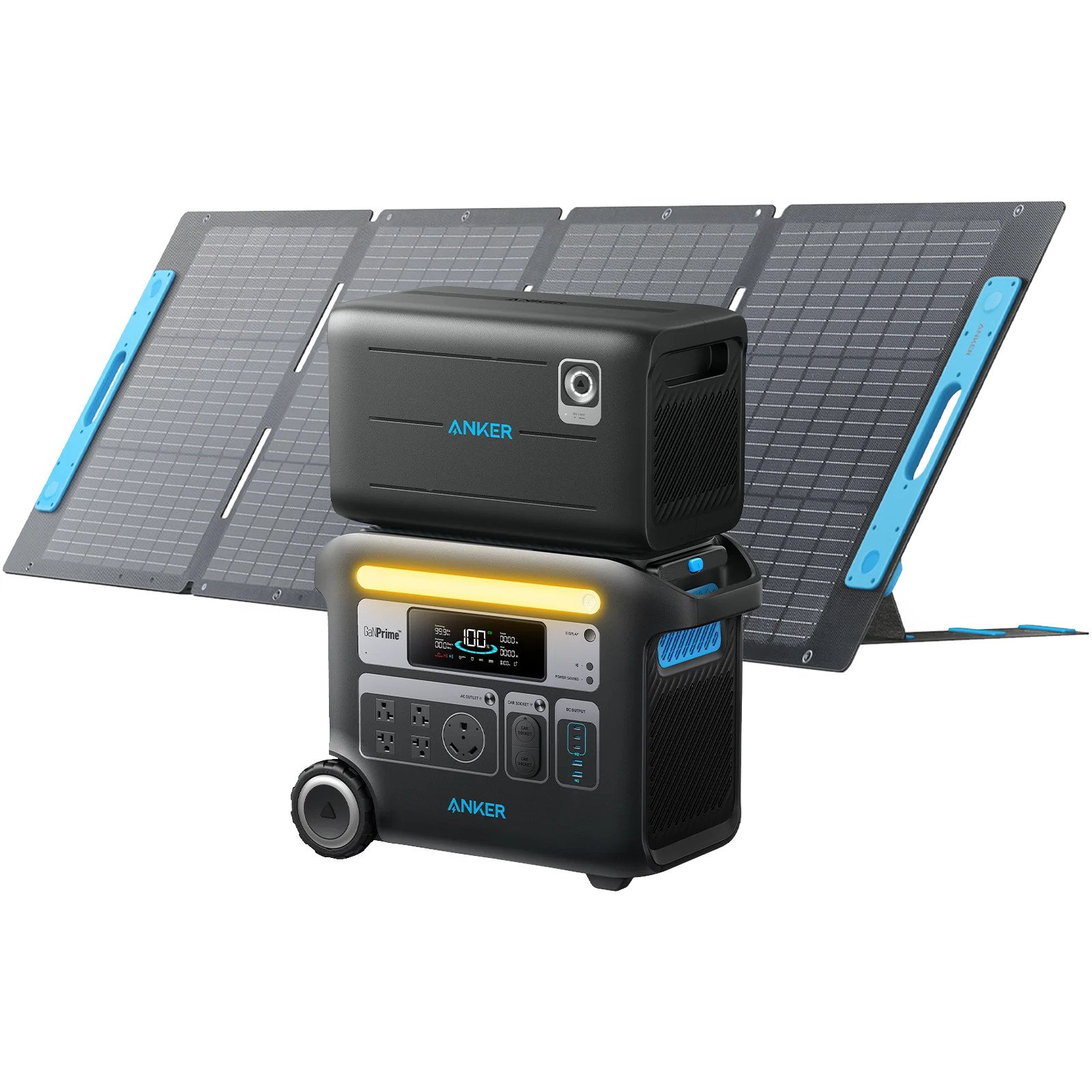 Anker SOLIX F2000 (PowerHouse 767) Solar Generator - 4096Wh｜2400W｜200W ...