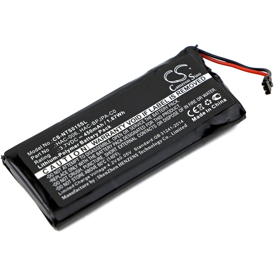 Replacement Nintendo Switch JoyCon Battery (3.7 Volt, 0.5 Ah, Li-Poly ...