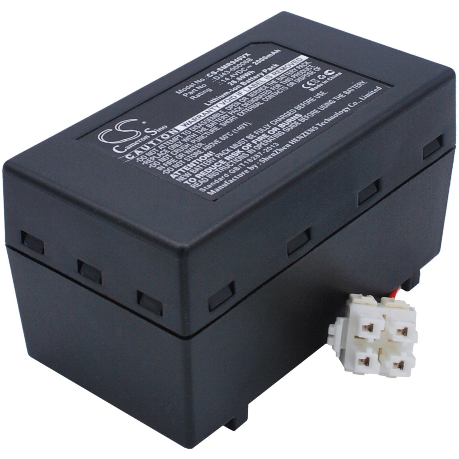 Replacement Samsung DJ43-00006B Vacuum Battery (14.4 Volt, 2.0 Ah, Li ...
