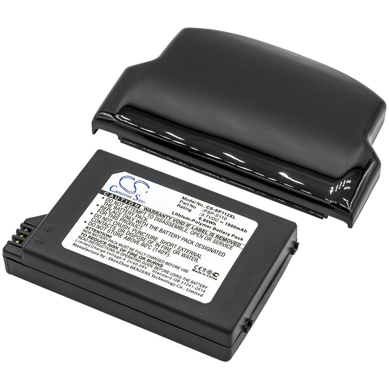 Replacement Sony PSP Slim & Lite Battery (3.7 Volt, 1.8 Ah, Li-Poly ...