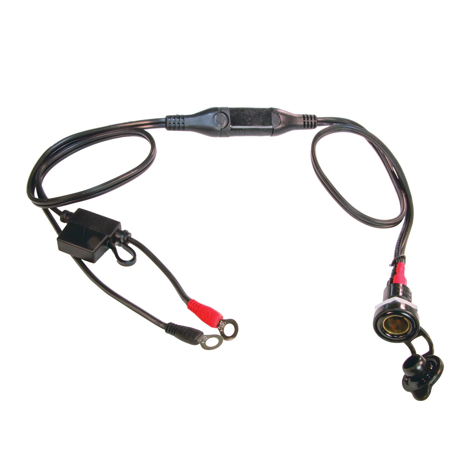 OptiMate CABLE O-08, Standard BIKE socket, with Battery Lead | Battery Mart