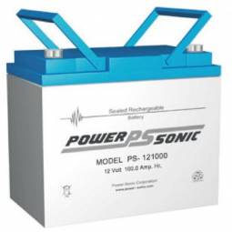 Power Sonic PS-121000 12 Volt, 100 Ah Sealed Lead Acid Battery - Insert ...