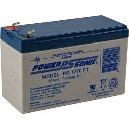 12 Volt 7 Ah Sealed Lead Acid Rechargeable Battery - F1 Terminals ...