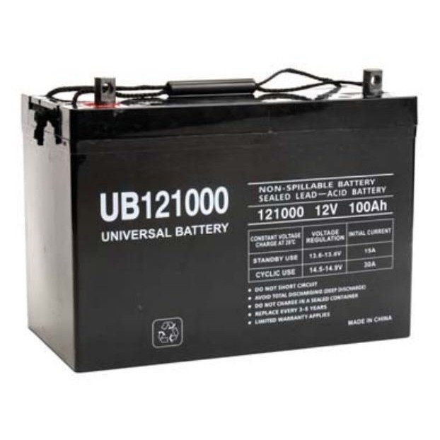 12 Volt, 100 Ah Group 27 AGM Rechargeable Battery | Battery Mart