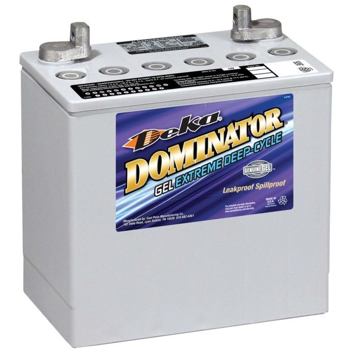 DEKA Dominator 8G22NF Gel Deep Cycle Battery [12V, 51Ah] | Battery Mart