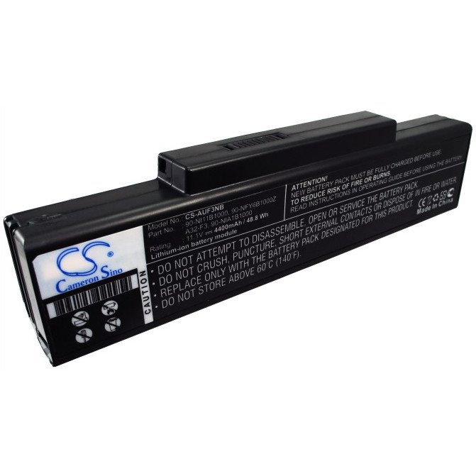 Replacement Asus Clevo Compal Quanta Laptop Battery (11.1V, 4.4Ah, Li ...