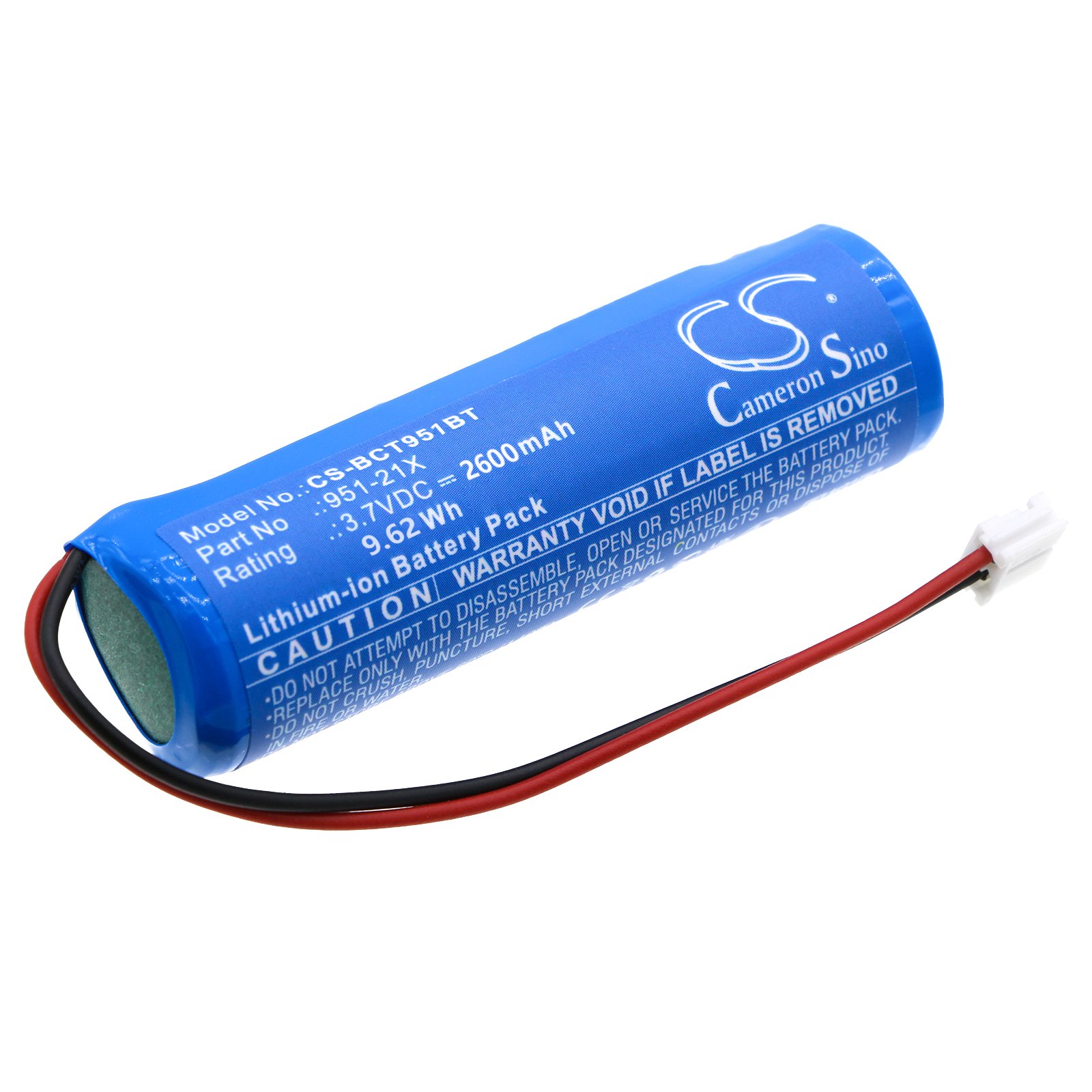 Replacement DAITEM 500798 Alarm System Battery (3.7 Volt, 2600 mAh, Li ...