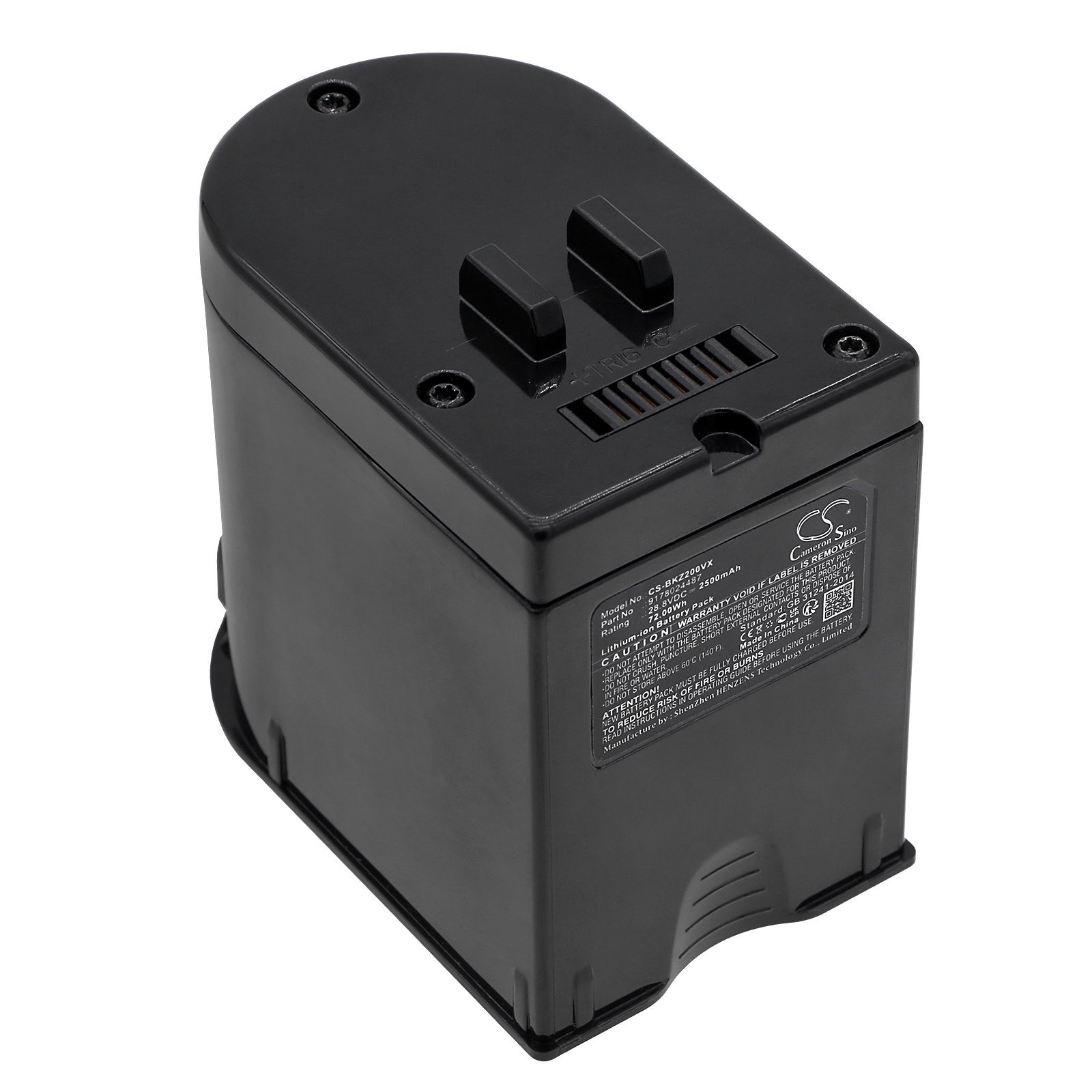 Replacement Tineco / Beko ZB2007 Vacuum Battery (28.8V, 2500 mAh, Li ...