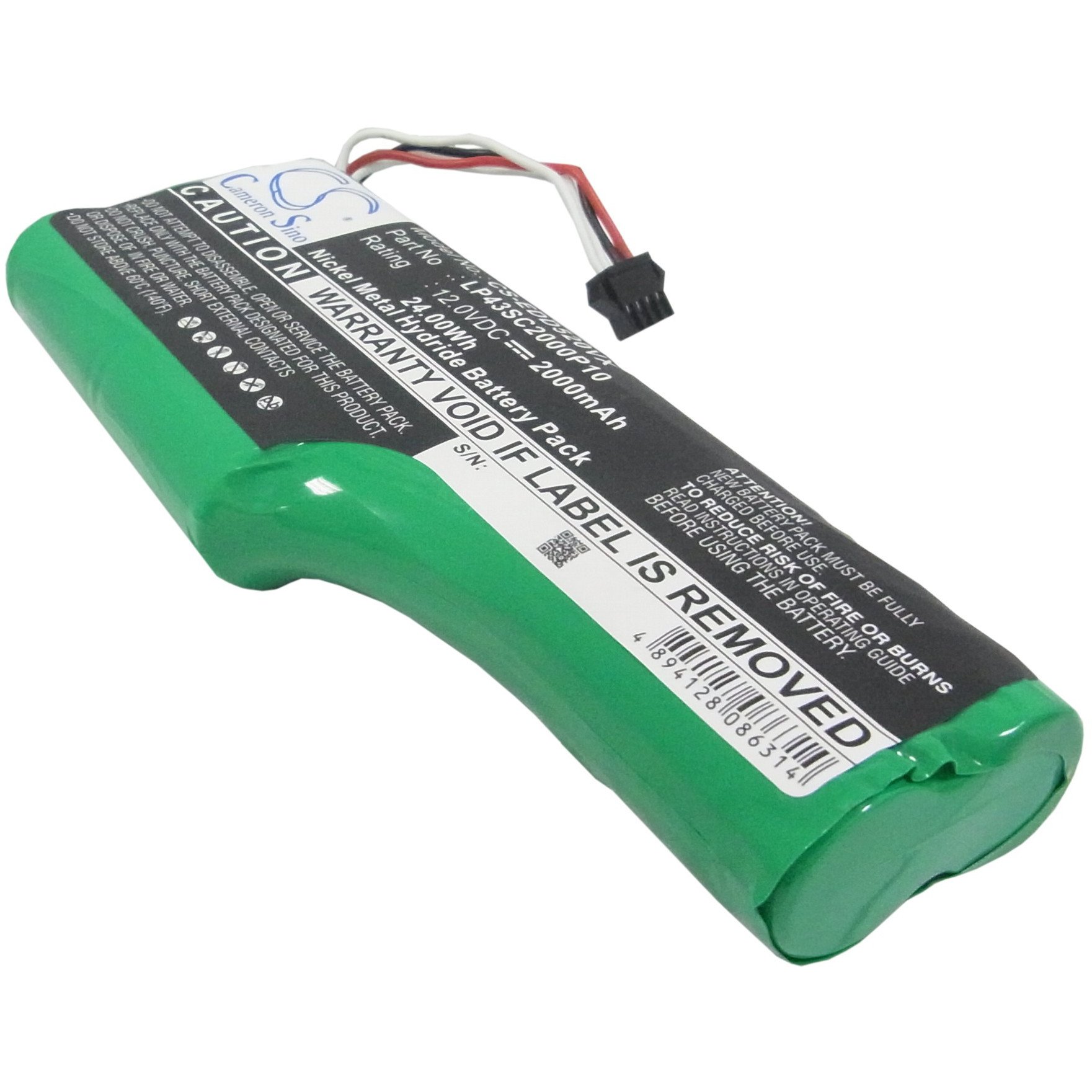 Replacement Ecovacs LP43SC2000P10 Vacuum Battery (12 Volt, 2000 mAh ...