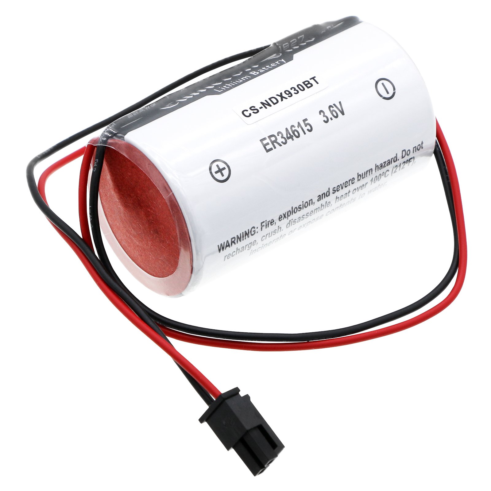 Replacement Indexa 1739307 Alarm System Battery (3.6 Volt, 14500 mAh ...