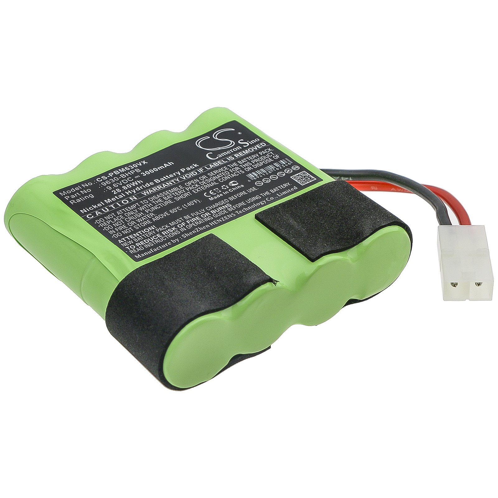 Replacement Water Tech 9630-BHPB Vacuum Battery (9.6 Volt, 3000 mAh ...