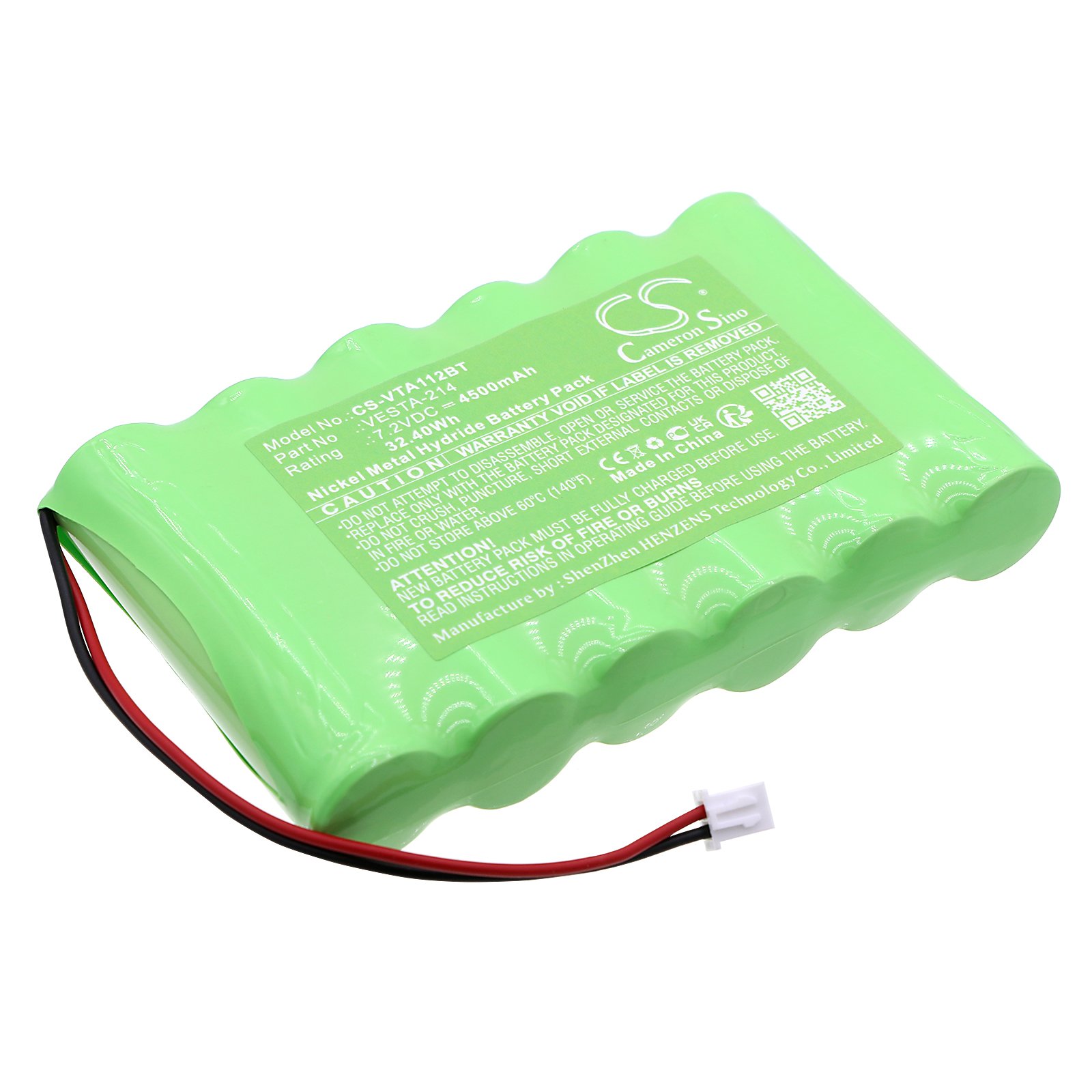 Replacement Vesta VESTA-214 Alarm System Battery (7.2 Volt, 4500 mAh ...