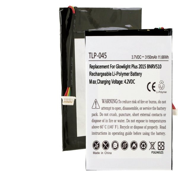 Replacement Barnes & Noble Nook Glowlight Plus Portable Reader Battery ...