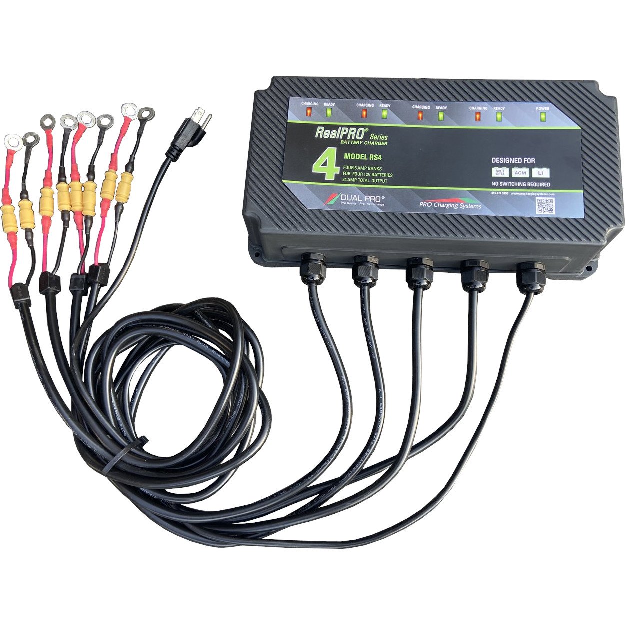 Dual Pro RealPRO Series RS3 12V Charger with Three 6A Banks