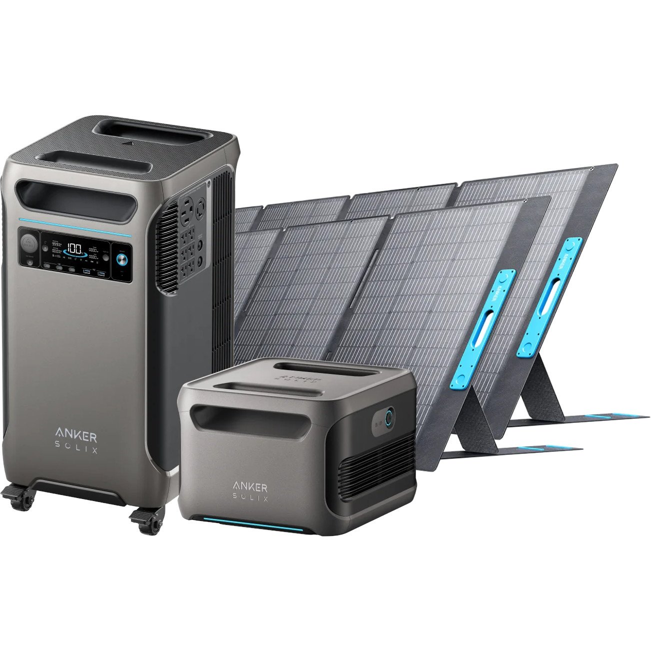 Anker SOLIX F3800 + Expansion Battery + 2x 400W Solar Panel - Free ...
