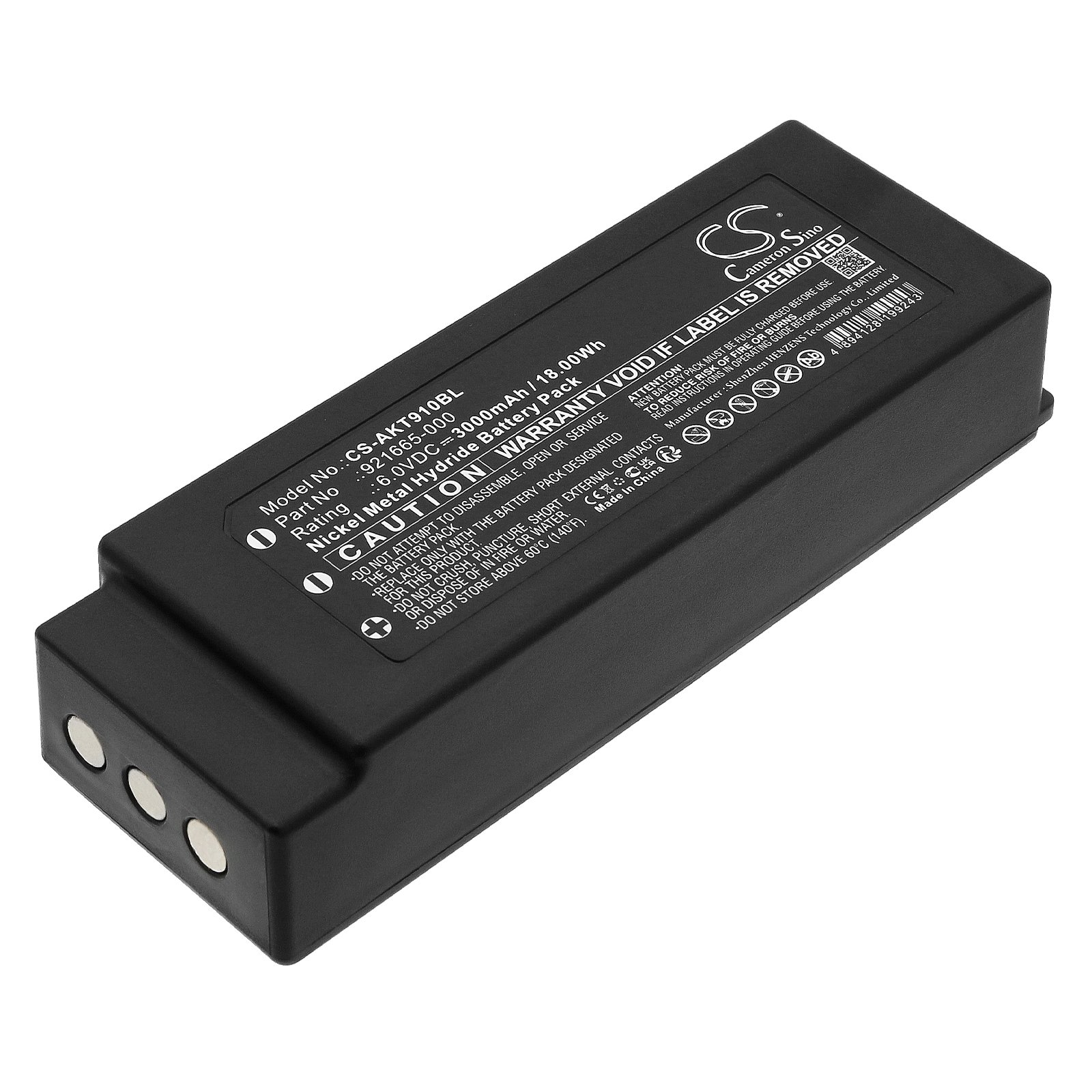 Replacement Akerstroms 921665-000 Crane Remote Control Battery (6 Volt ...