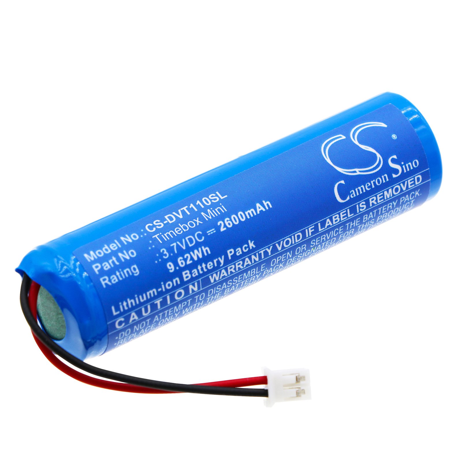 Replacement Divoom Timebox Mini Speaker Battery (3.7 Volt, 2600 mAh, Li ...