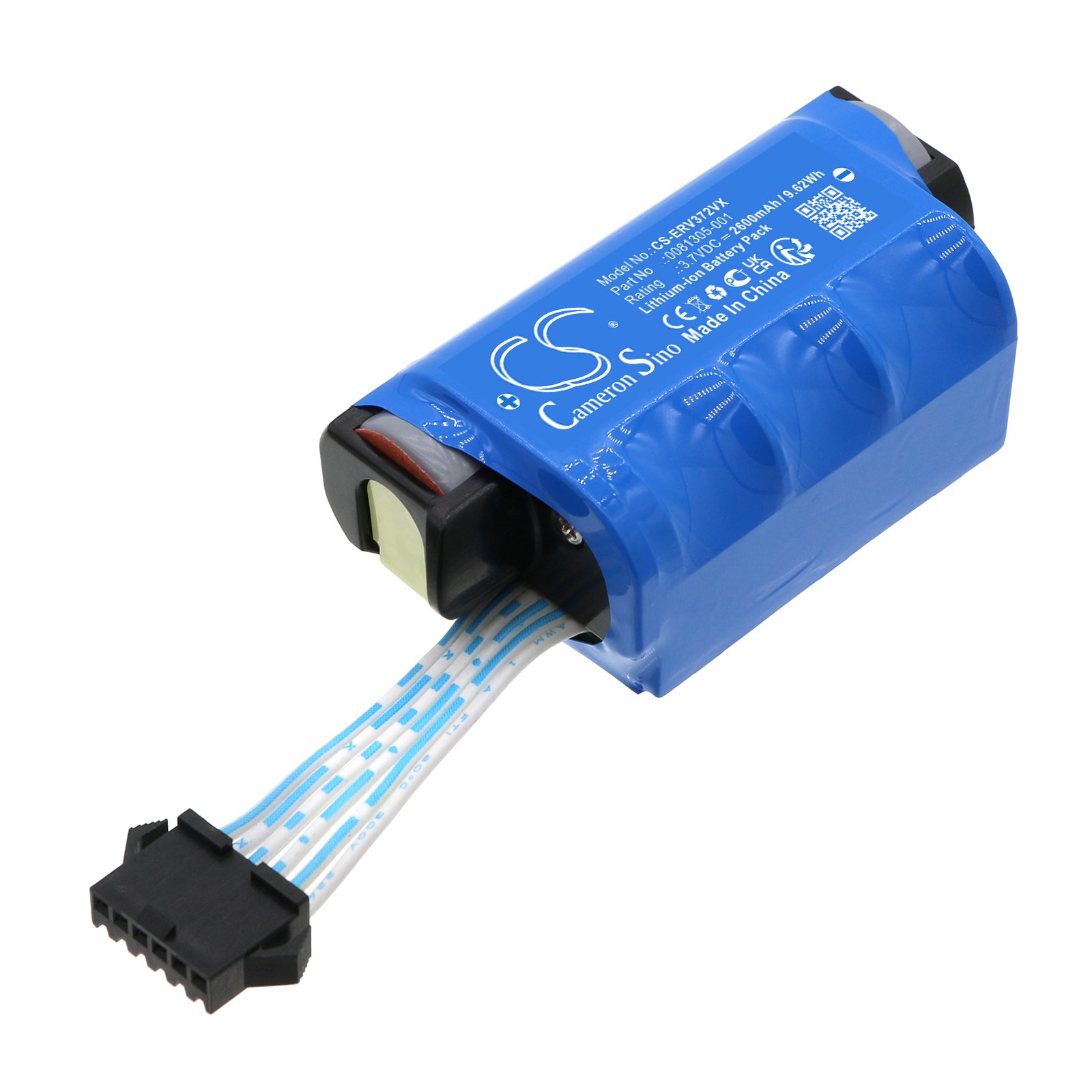 Replacement Shark 0081305-001 Vacuum Battery (3.7 Volt, 2600 mAh, Li ...