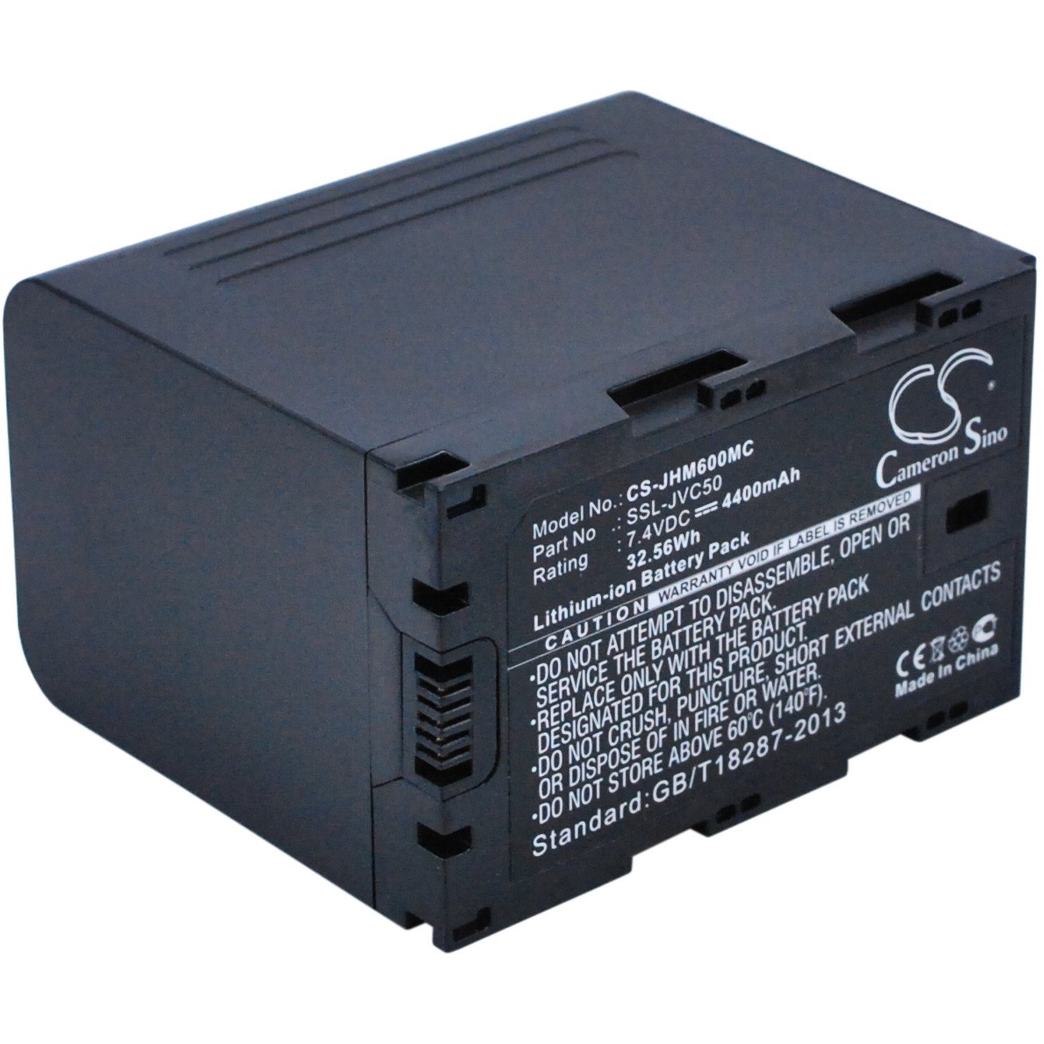 Replacement JVC SSL-JVC50 Camera Battery (7.4 Volt, 4400 mAh, Li-Ion ...