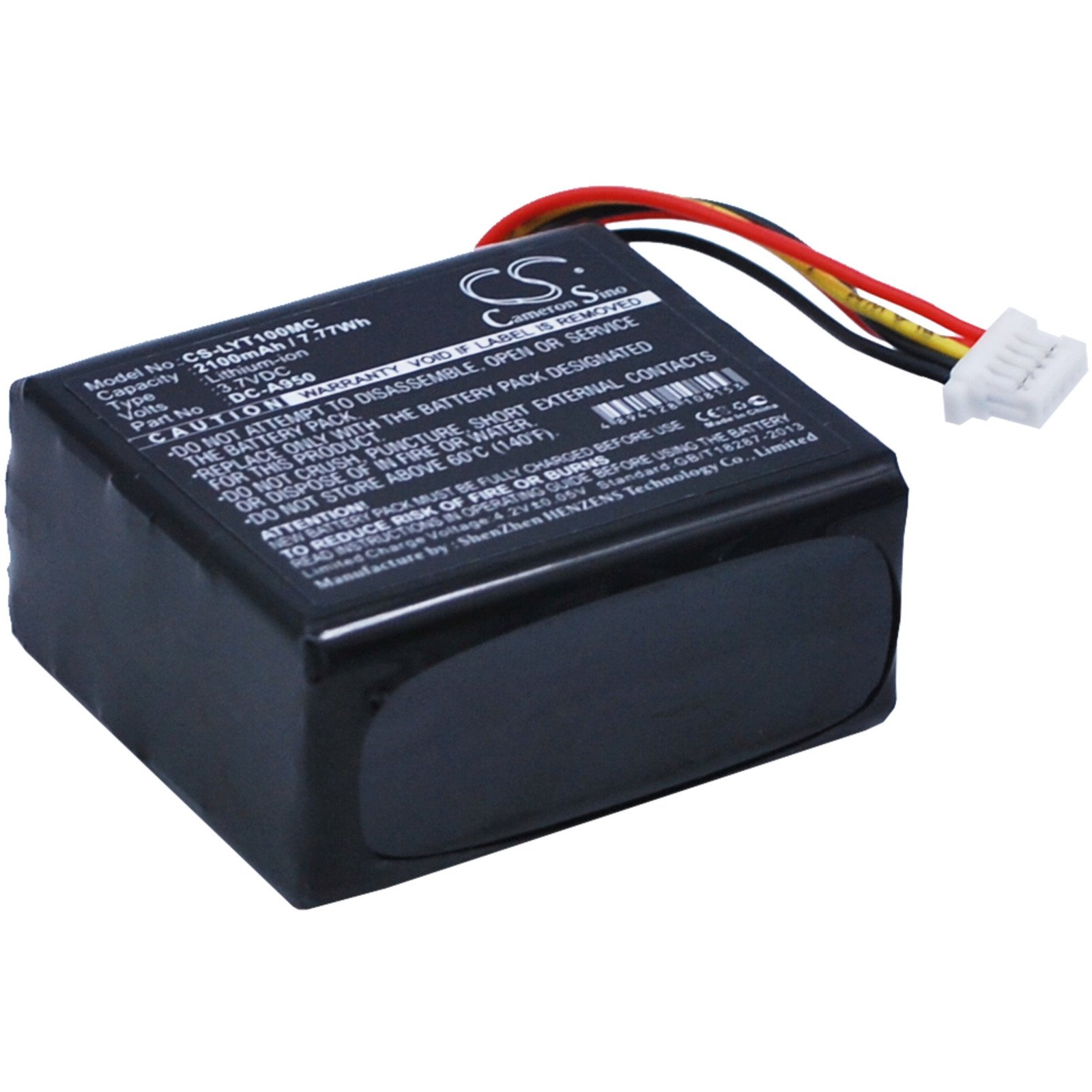 Replacement Lytro DC-A950 Camera Battery (3.7 Volt, 2100 mAh, Li-Ion ...