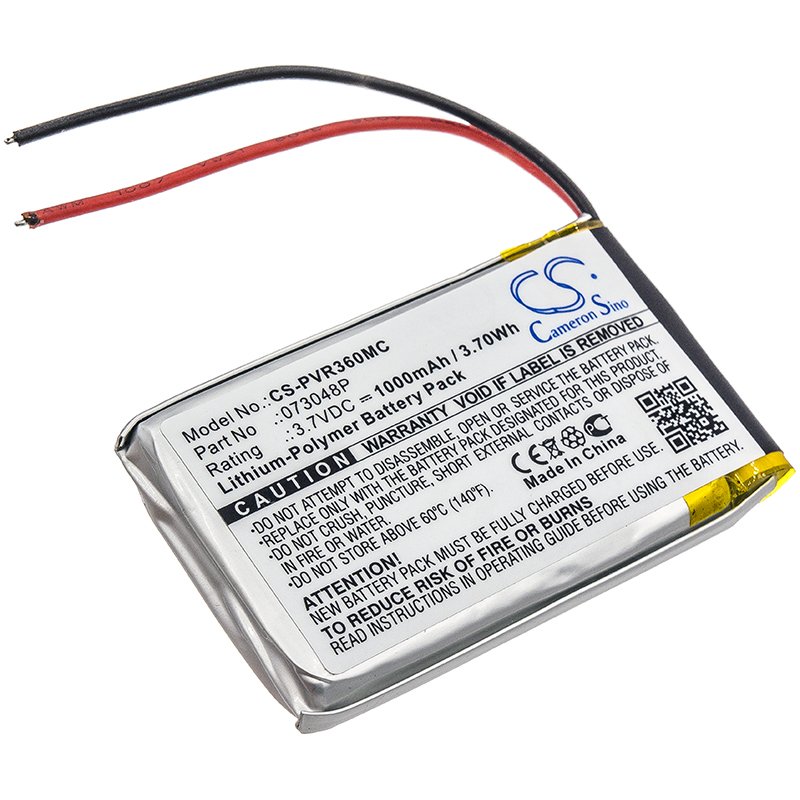 Replacement Polaroid 073048P Camera Battery (3.7 Volt, 1000 mAh, Li ...