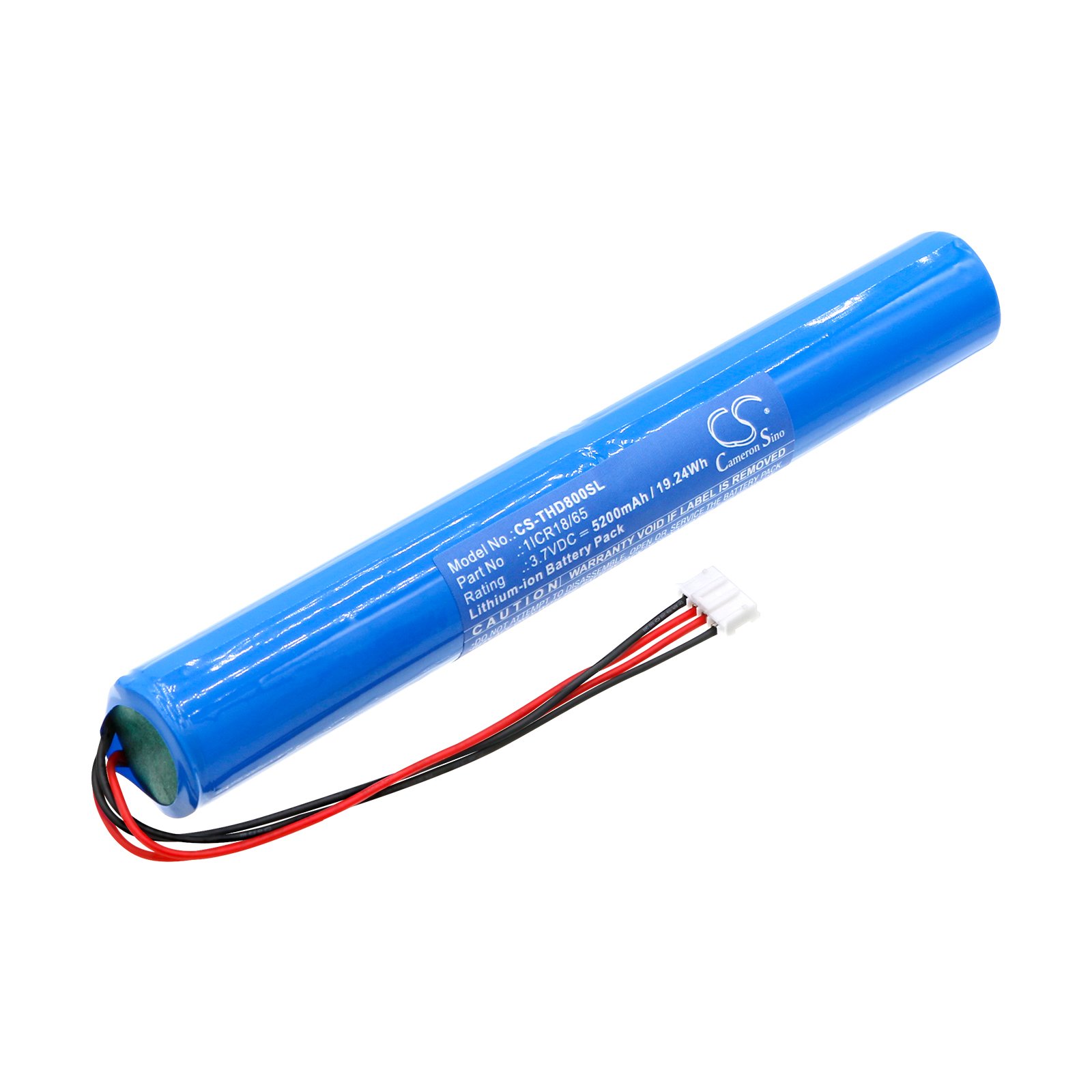 Replacement Tecsun HD80 Speaker Battery (3.7 Volt, 5200 mAh, Li-Ion ...