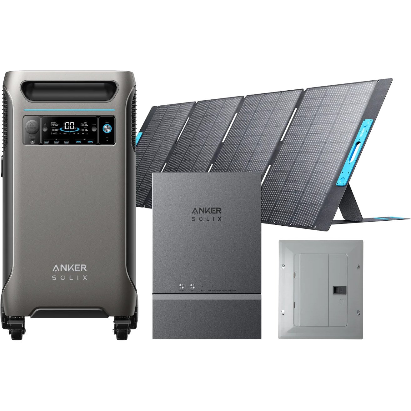 Anker SOLIX F3800 + Smart Home Power Kit + 400W Solar Panel - Free ...