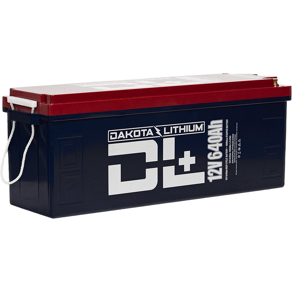 Dakota Lithium DL+ 12 Volt, 640 Ah LiFePO4 Dual Purpose Battery with ...