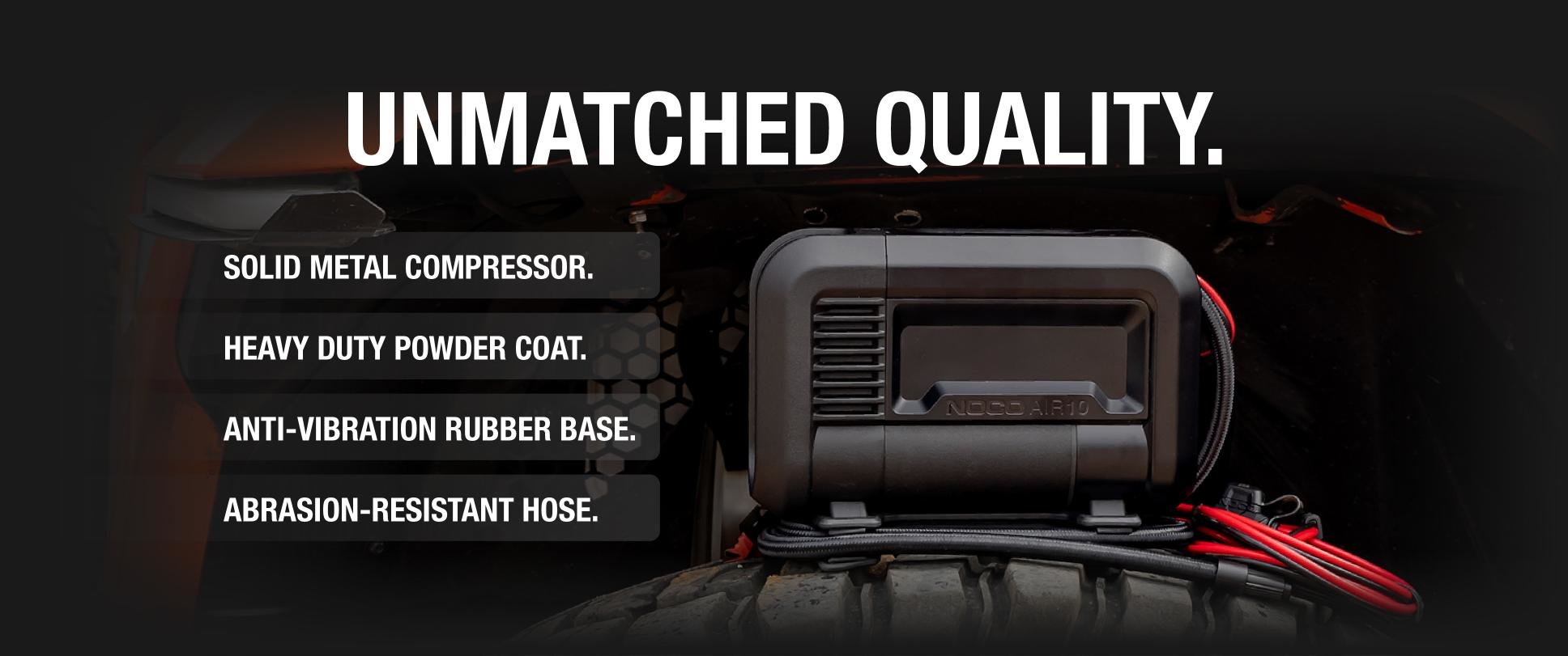 NOCO AIR10 Portable Air Compressor, 10 Amp, 60 PSI - Free Shipping ...