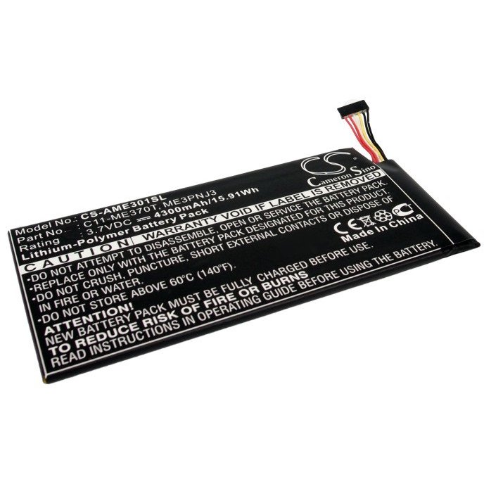 Replacement Google Nexus 7 Tablet Battery (3.7 Volt, 4300 mAh, Li-Poly ...