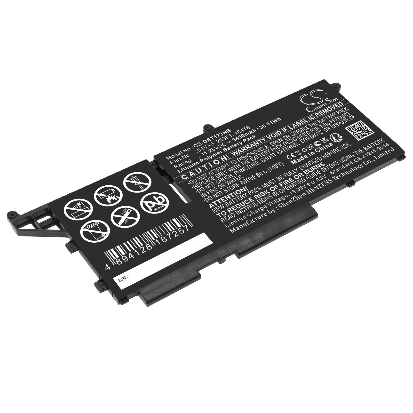 Replacement Dell 01VX5 Laptop Battery | Battery Mart
