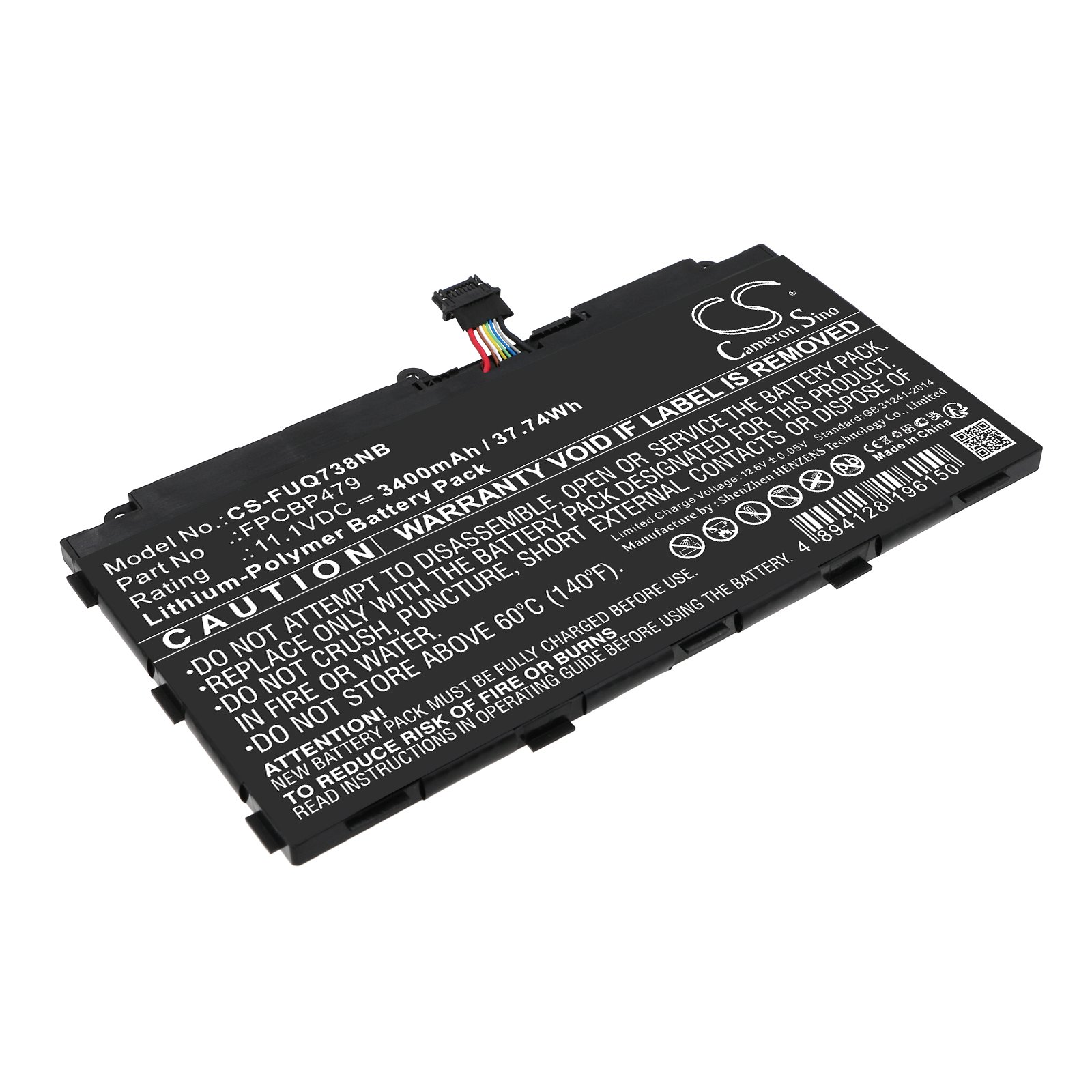 Replacement Fujitsu CP690859 Laptop Battery | Battery Mart