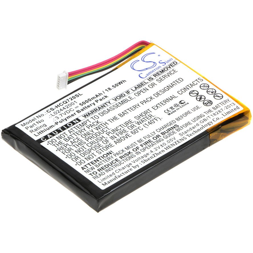 Replacement HP eStation Zeen Tablet Battery (3.7 Volt, 5000 mAh, Li ...